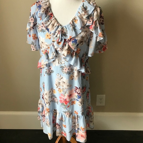 Shoshanna | Dresses | Nwt Shoshanna Flirty And Feminine Pale Blue ...
